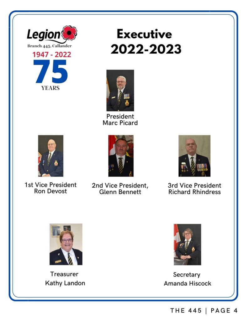 The 445 - June 2022 - Royal Canadian Legion Callander Branch 445