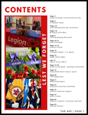 The 445 - November 2022 Remembrance Edition - Royal Canadian Legion ...