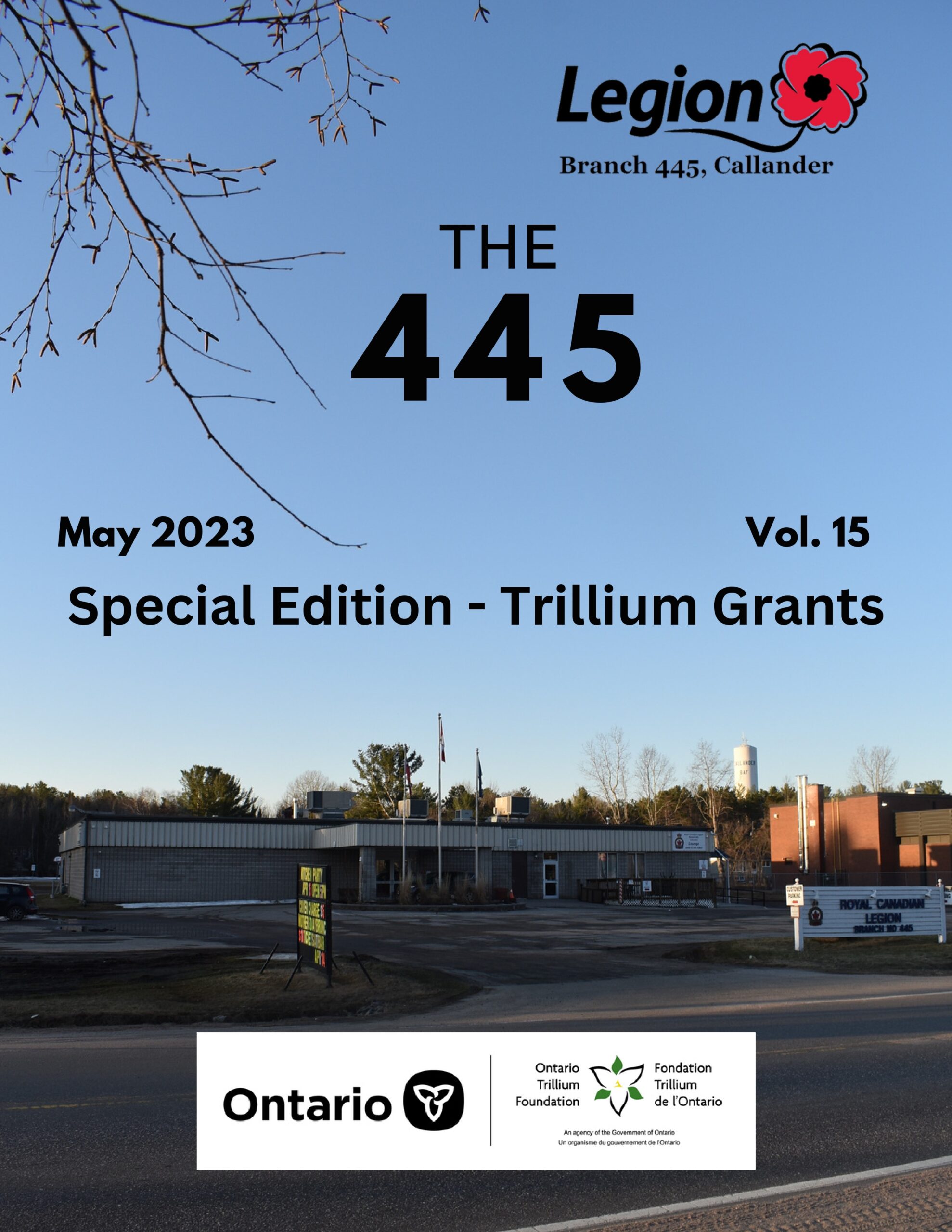 Branch 445 Bulletin - May 2023 - Royal Canadian Legion Callander Branch 445