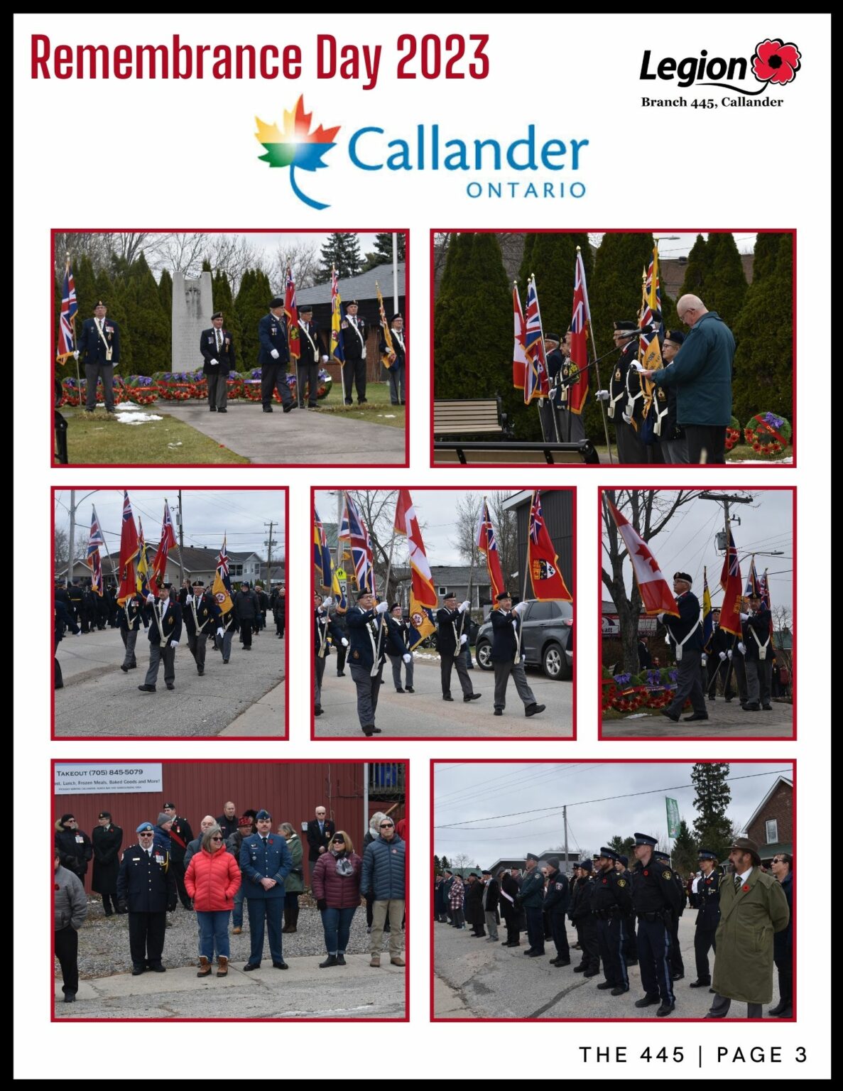 Branch 445 Bulletin - December 2023 - Royal Canadian Legion Callander ...